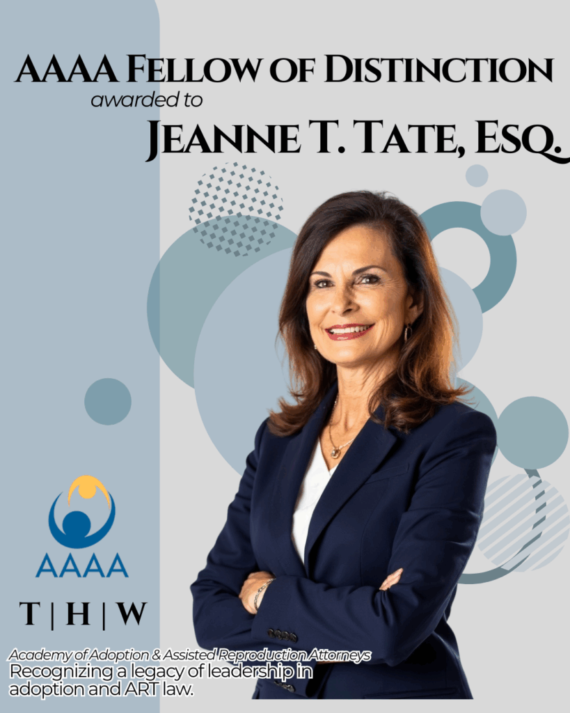 Jeanne T. Tate Receives Prestigious Fellow of Distinction Award from ...